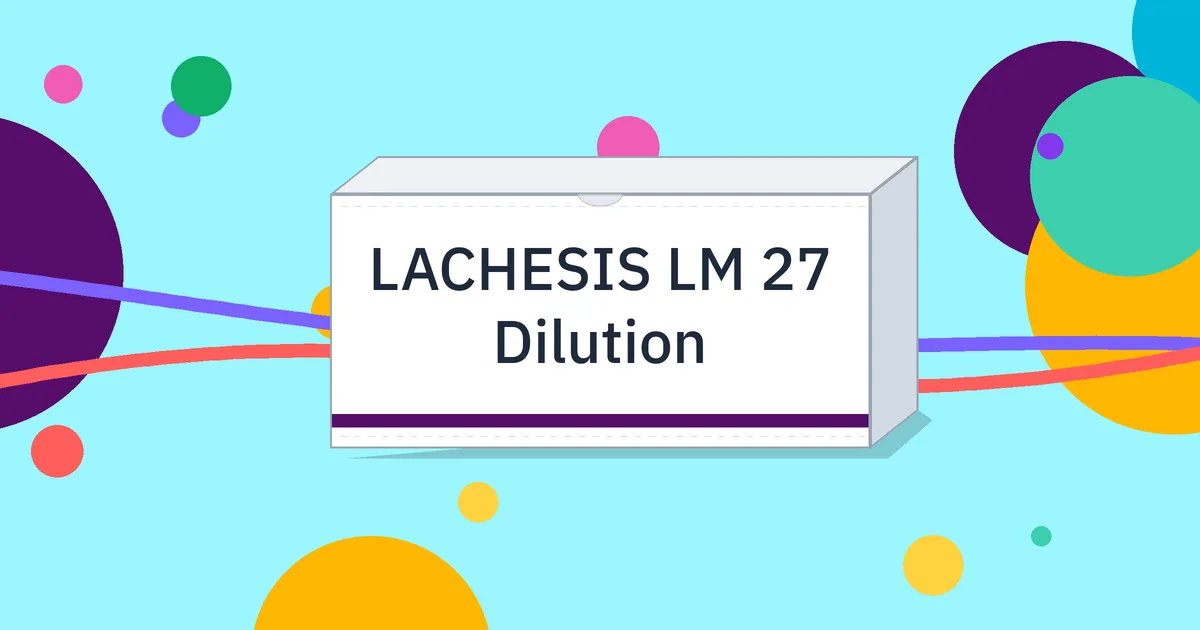 Symbolbild: Packung mit der Aufschrift LACHESIS LM 27 Dilution (PZN 12929497) – Verfügbarkeit und Bezug in Apotheken in Frankfurt am Main