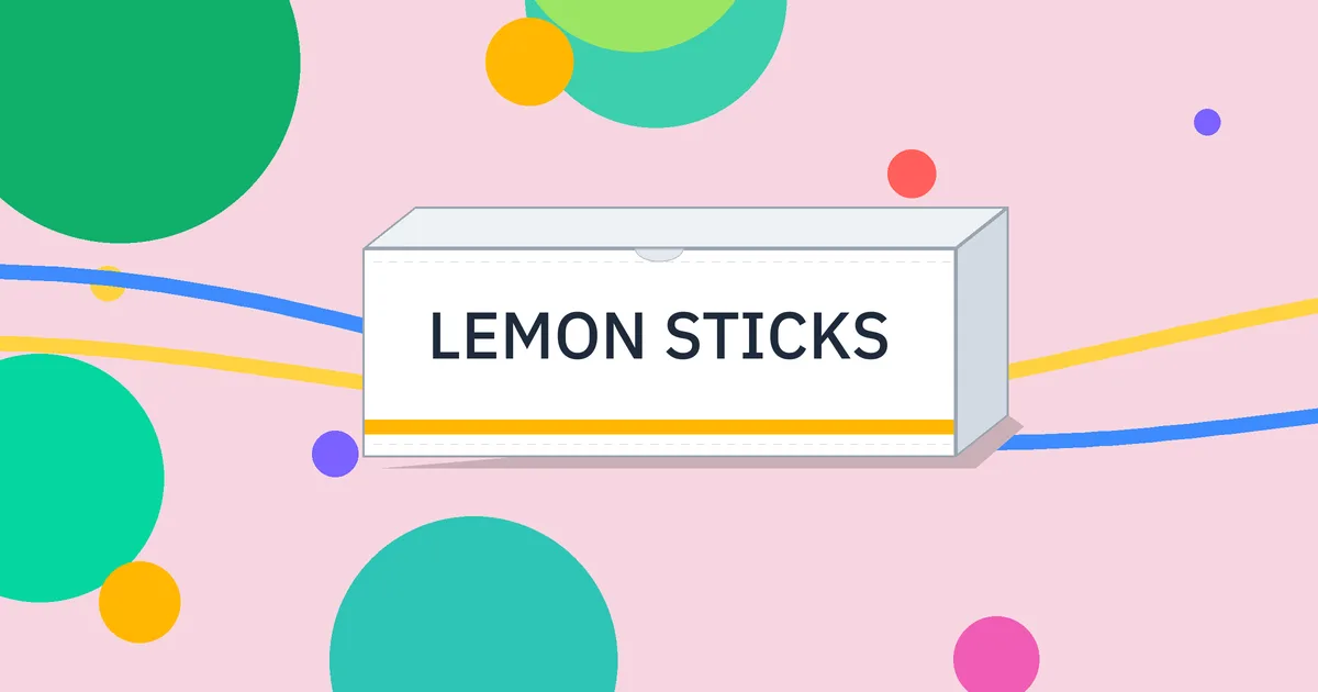 Symbolbild: Packung mit der Aufschrift LEMON STICKS (PZN 00748968) – Verfügbarkeit und Bezug in Apotheken in Frankfurt am Main