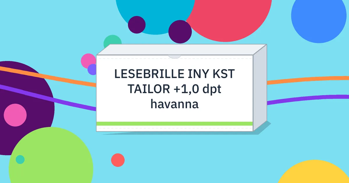 Symbolbild: Packung mit der Aufschrift LESEBRILLE INY KST TAILOR +1,0 dpt havanna (PZN 19928383) – Verfügbarkeit und Bezug in Apotheken in Frankfurt am Main