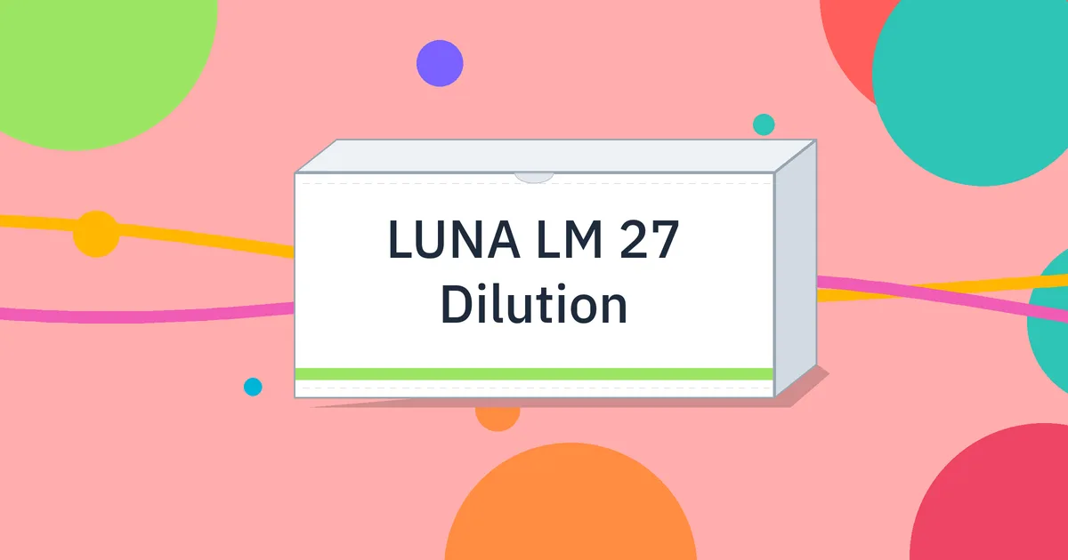Symbolbild: Packung mit der Aufschrift LUNA LM 27 Dilution (PZN 12934050) – Verfügbarkeit und Bezug in Apotheken in Frankfurt am Main