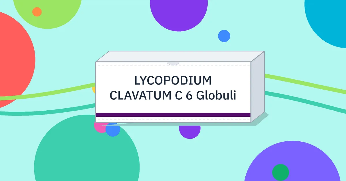 Symbolbild: Packung mit der Aufschrift LYCOPODIUM CLAVATUM C 6 Globuli (PZN 16670412) – Verfügbarkeit und Bezug in Apotheken in Frankfurt am Main