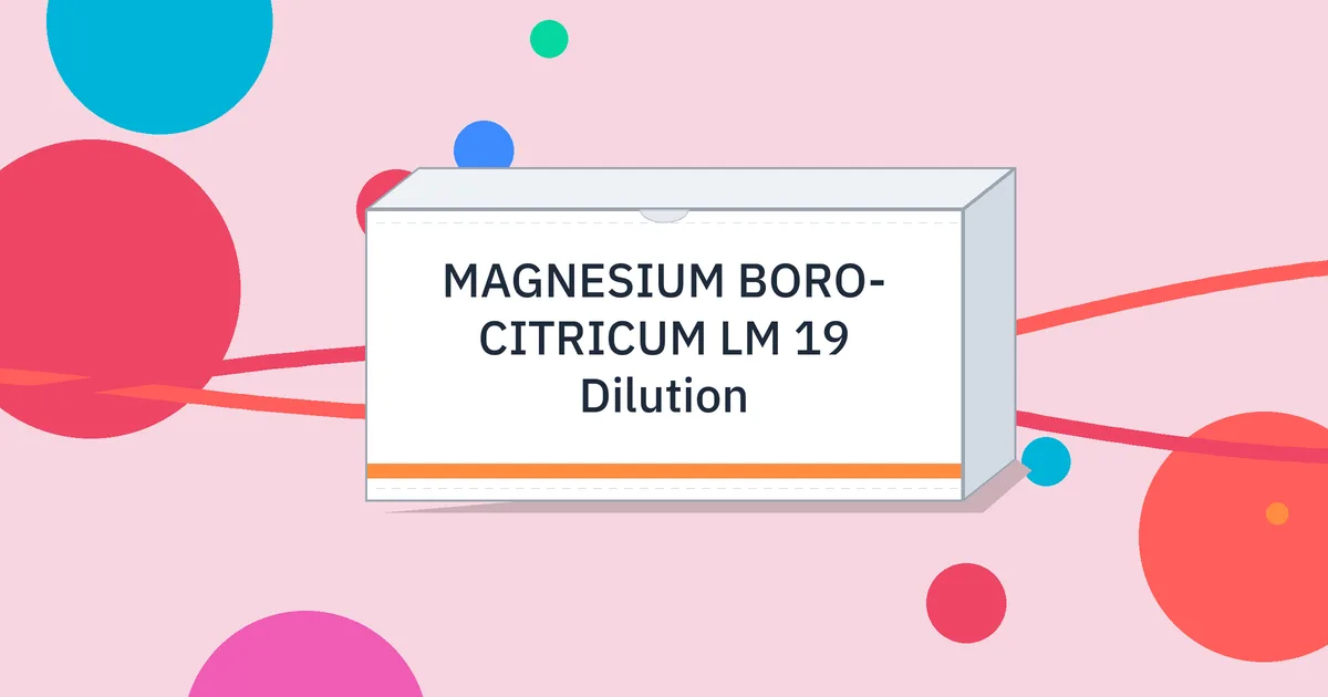 Symbolbild: Packung mit der Aufschrift MAGNESIUM BORO-CITRICUM LM 19 Dilution (PZN 12936675) – Verfügbarkeit und Bezug in Apotheken in Frankfurt am Main