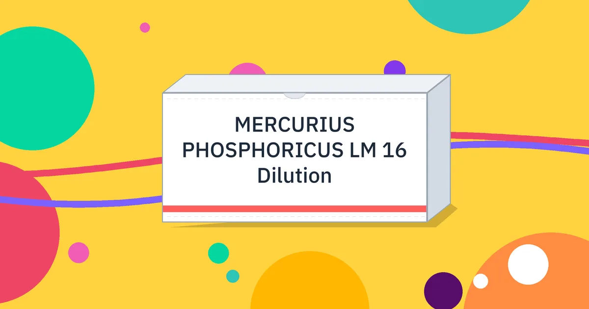 Symbolbild: Packung mit der Aufschrift MERCURIUS PHOSPHORICUS LM 16 Dilution (PZN 12952740) – Verfügbarkeit und Bezug in Apotheken in Frankfurt am Main