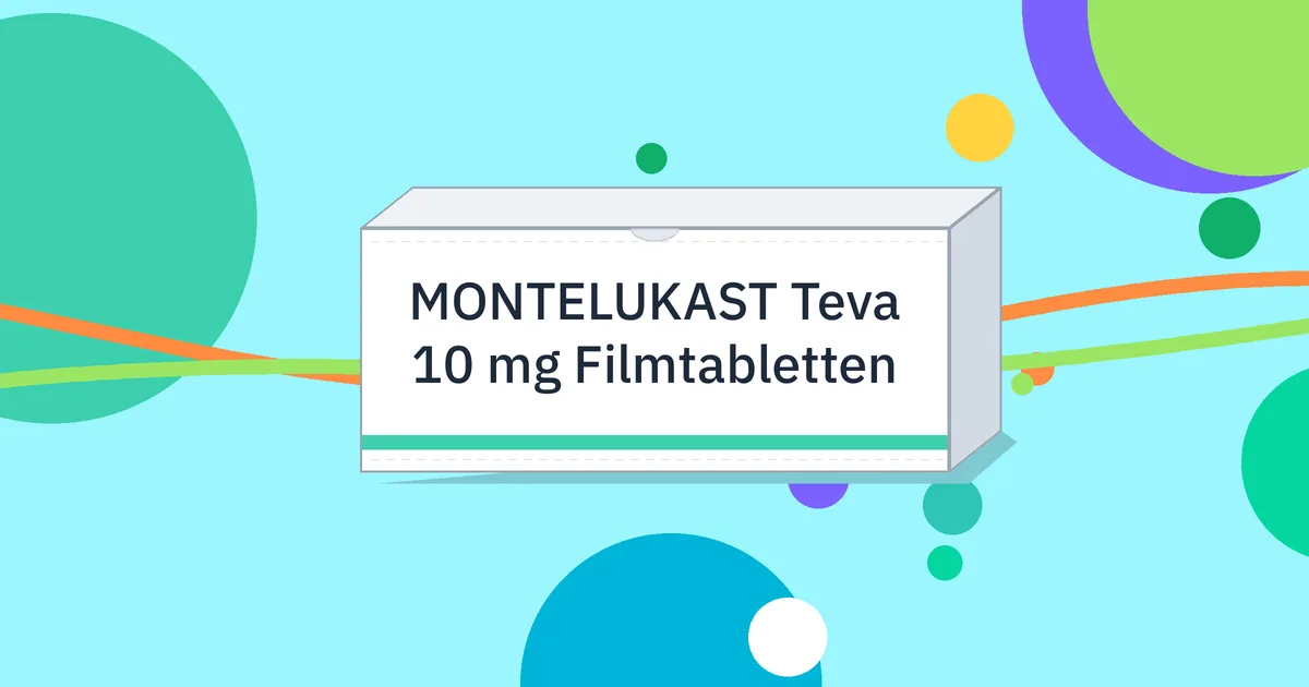 Symbolbild: Packung mit der Aufschrift MONTELUKAST Teva 10 mg Filmtabletten (PZN 16012057) – Verfügbarkeit und Bezug in Apotheken in Frankfurt am Main