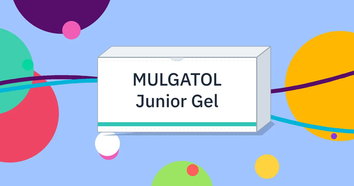 Symbolbild: Packung mit der Aufschrift MULGATOL Junior Gel (PZN 08671159) – Verfügbarkeit und Bezug in Apotheken in Frankfurt am Main