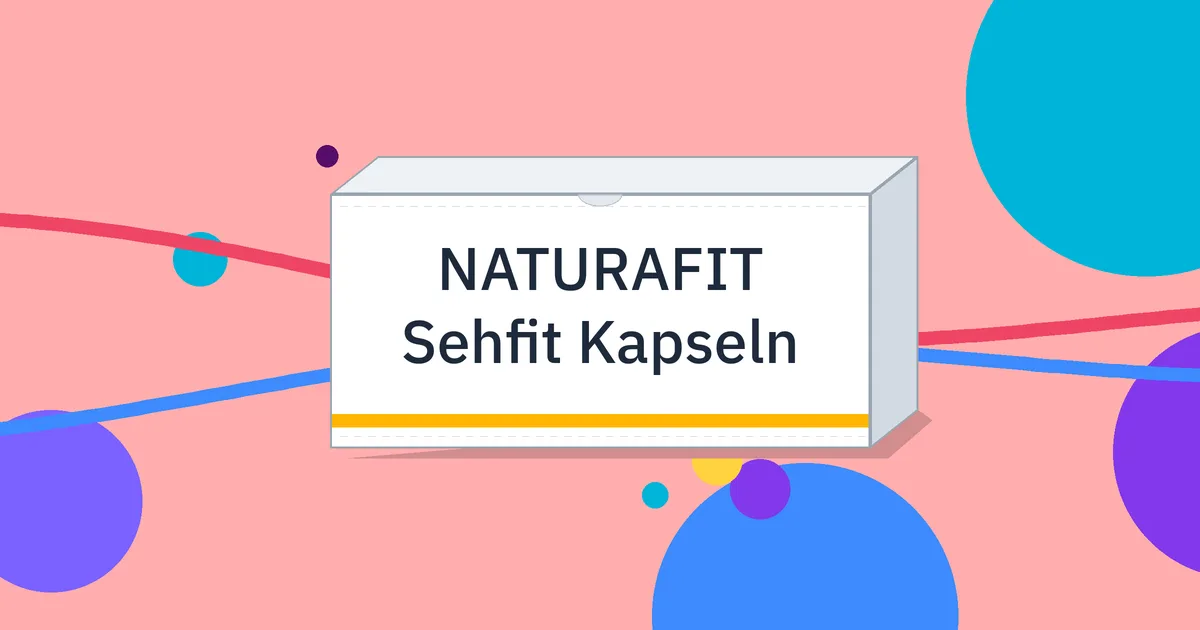 Symbolbild: Packung mit der Aufschrift NATURAFIT Sehfit Kapseln (PZN 12516329) – Verfügbarkeit und Bezug in Apotheken in Frankfurt am Main