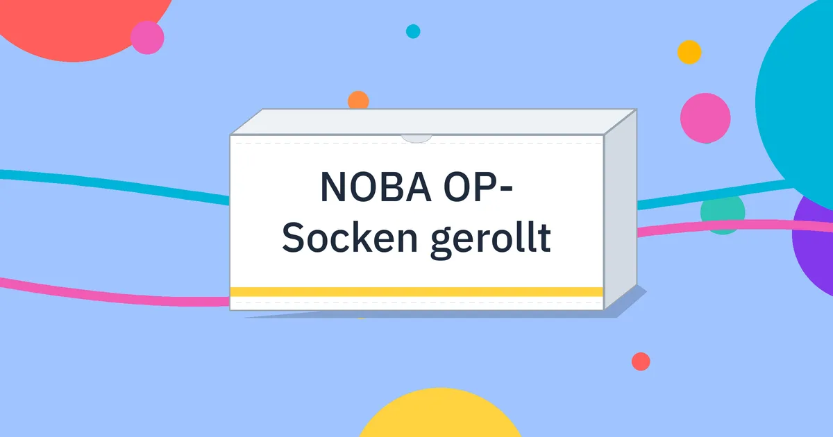 Symbolbild: Packung mit der Aufschrift NOBA OP-Socken gerollt (PZN 12478310) – Verfügbarkeit und Bezug in Apotheken in Frankfurt am Main