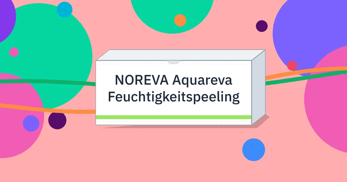 Symbolbild: Packung mit der Aufschrift NOREVA Aquareva Feuchtigkeitspeeling (PZN 16698267) – Verfügbarkeit und Bezug in Apotheken in Frankfurt am Main