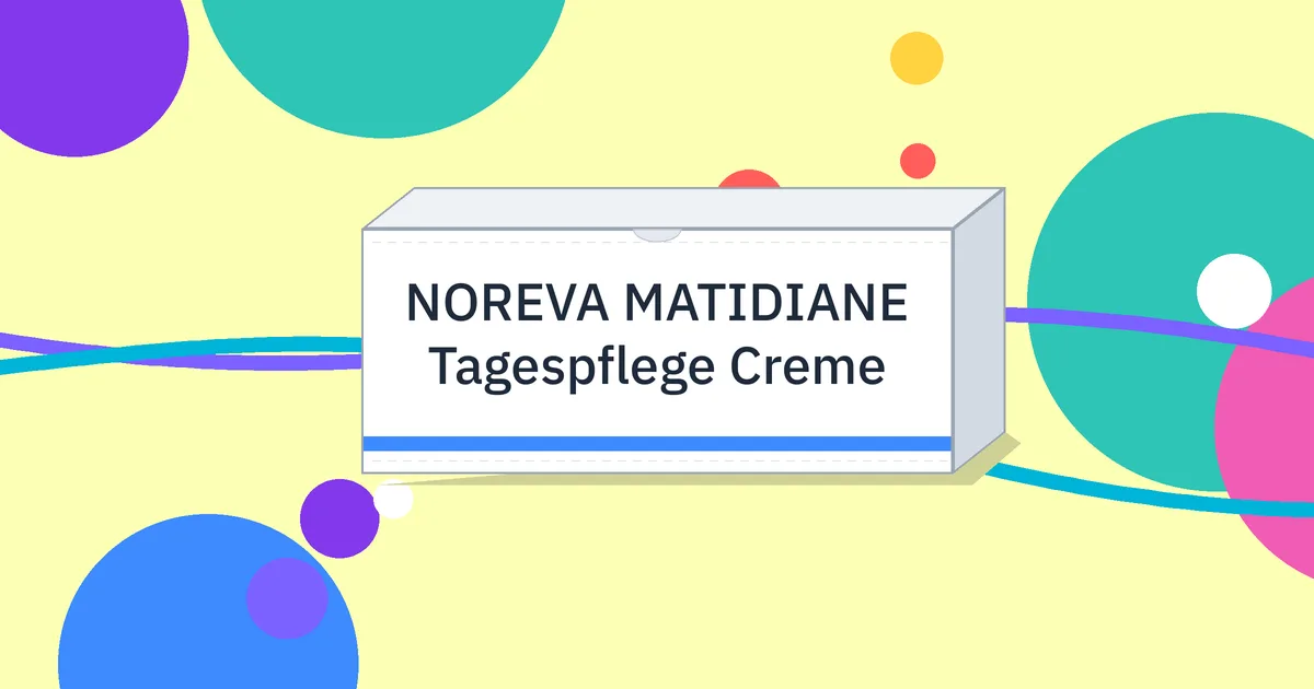 Symbolbild: Packung mit der Aufschrift NOREVA MATIDIANE Tagespflege Creme (PZN 06925259) – Verfügbarkeit und Bezug in Apotheken in Frankfurt am Main