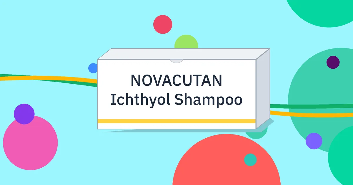 Symbolbild: Packung mit der Aufschrift NOVACUTAN Ichthyol Shampoo (PZN 02426051) – Verfügbarkeit und Bezug in Apotheken in Frankfurt am Main