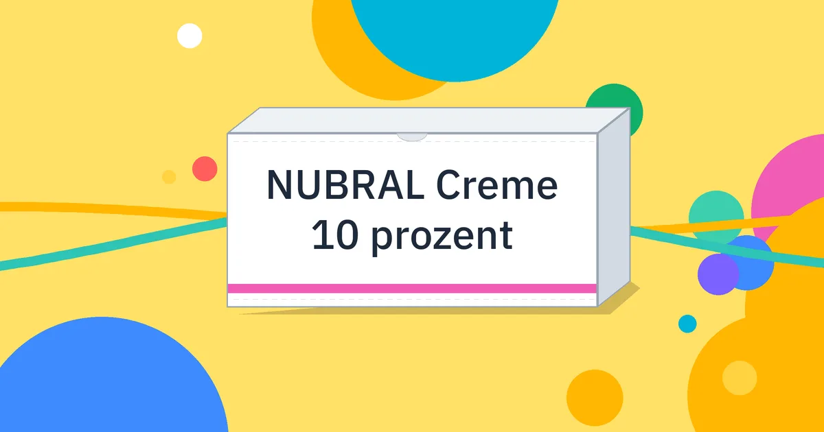 Symbolbild: Packung mit der Aufschrift NUBRAL Creme 10 prozent (PZN 04920772) – Verfügbarkeit und Bezug in Apotheken in Frankfurt am Main