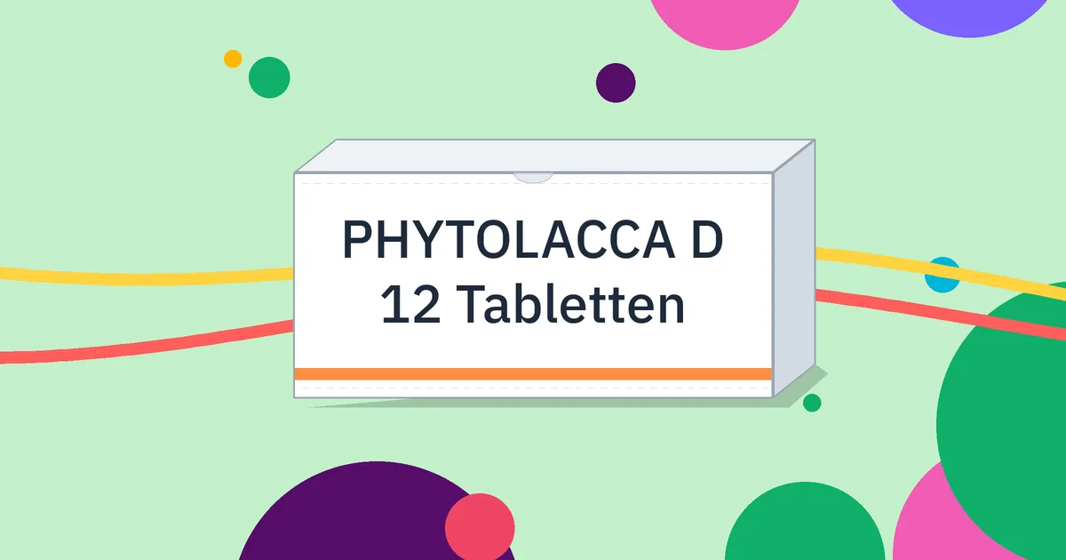 Symbolbild: Packung mit der Aufschrift PHYTOLACCA D 12 Tabletten (PZN 02634861) – Verfügbarkeit und Bezug in Apotheken in Frankfurt am Main