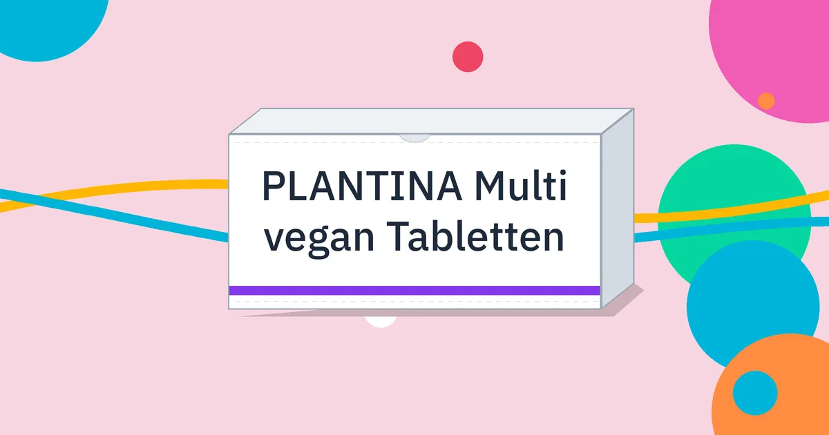 Symbolbild: Packung mit der Aufschrift PLANTINA Multi vegan Tabletten (PZN 17216106) – Verfügbarkeit und Bezug in Apotheken in Frankfurt am Main