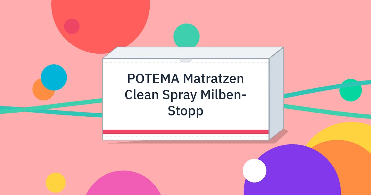 Symbolbild: Packung mit der Aufschrift POTEMA Matratzen Clean Spray Milben-Stopp (PZN 11479336) – Verfügbarkeit und Bezug in Apotheken in Frankfurt am Main