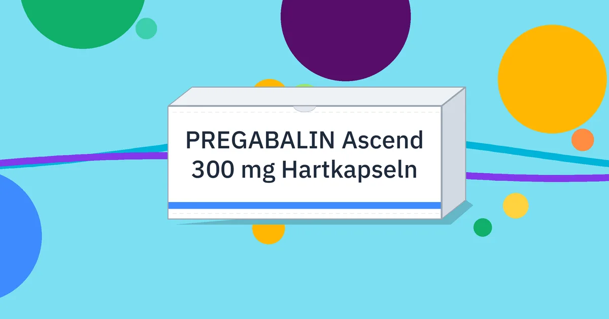 Symbolbild: Packung mit der Aufschrift PREGABALIN Ascend 300 mg Hartkapseln (PZN 16042555) – Verfügbarkeit und Bezug in Apotheken in Frankfurt am Main