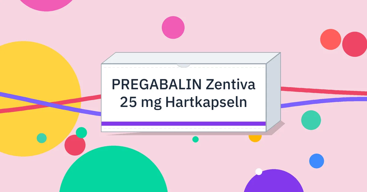 Symbolbild: Packung mit der Aufschrift PREGABALIN Zentiva 25 mg Hartkapseln (PZN 16321143) – Verfügbarkeit und Bezug in Apotheken in Frankfurt am Main
