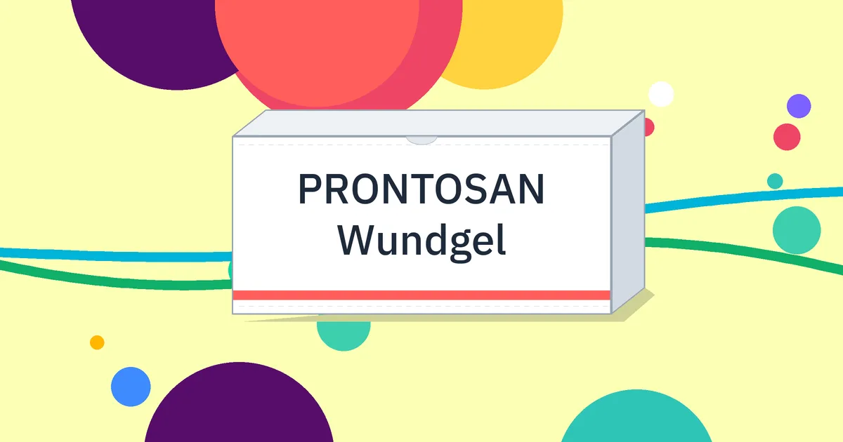 Symbolbild: Packung mit der Aufschrift PRONTOSAN Wundgel (PZN 07391742) – Verfügbarkeit und Bezug in Apotheken in Frankfurt am Main