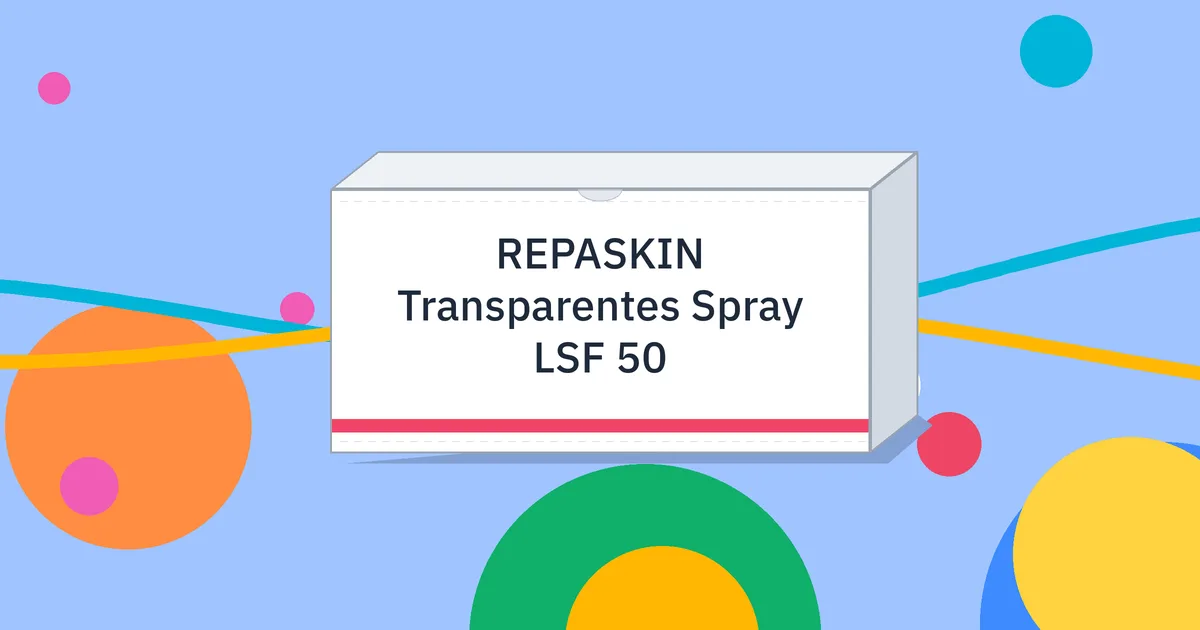 Symbolbild: Packung mit der Aufschrift REPASKIN Transparentes Spray LSF 50 (PZN 18719602) – Verfügbarkeit und Bezug in Apotheken in Frankfurt am Main