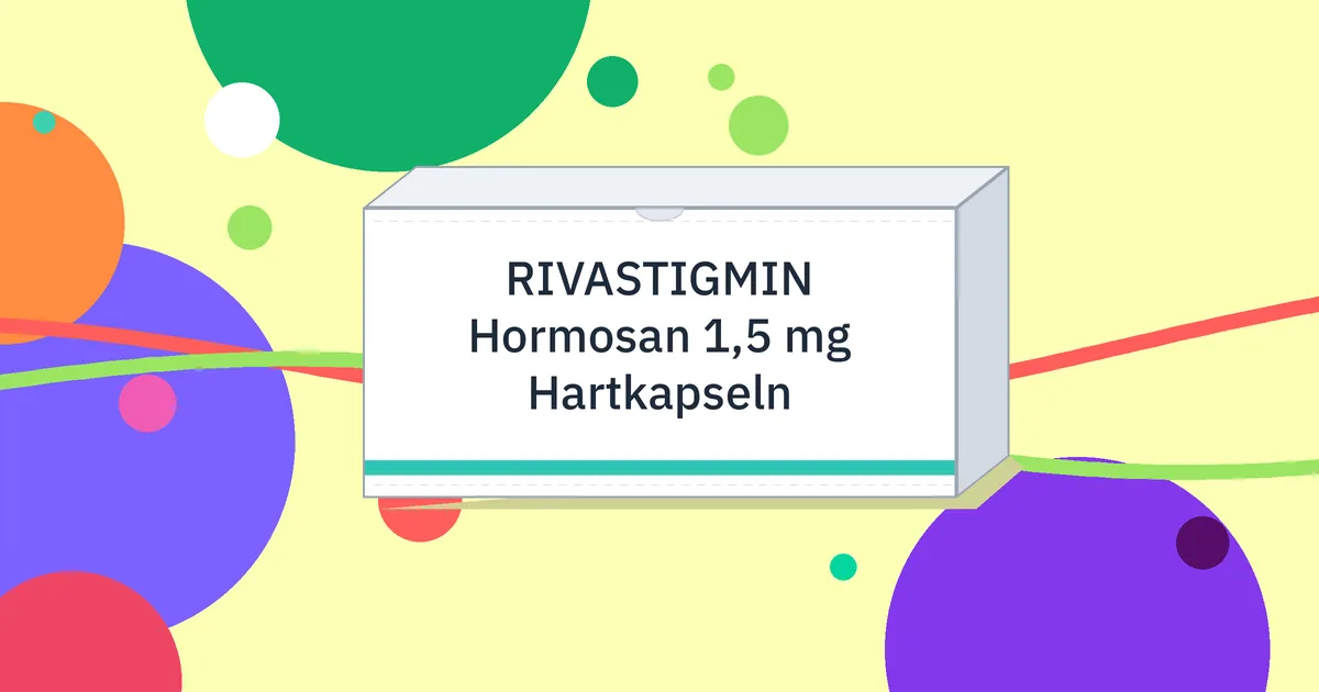 Symbolbild: Packung mit der Aufschrift RIVASTIGMIN Hormosan 1,5 mg Hartkapseln (PZN 09724047) – Verfügbarkeit und Bezug in Apotheken in Frankfurt am Main