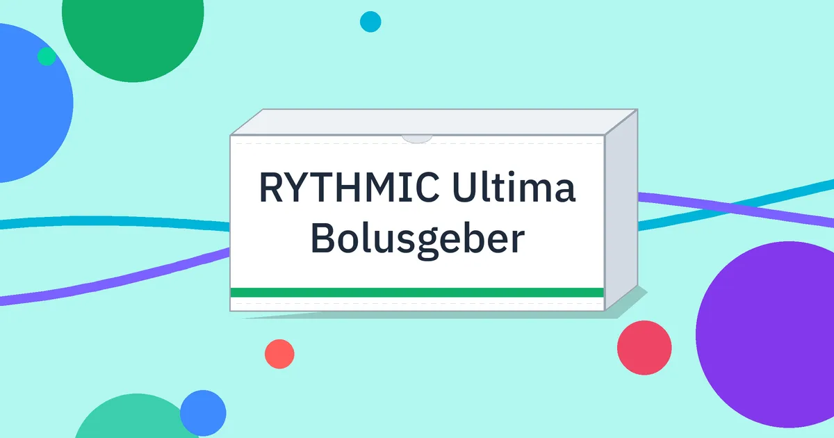 Symbolbild: Packung mit der Aufschrift RYTHMIC Ultima Bolusgeber (PZN 18786946) – Verfügbarkeit und Bezug in Apotheken in Frankfurt am Main