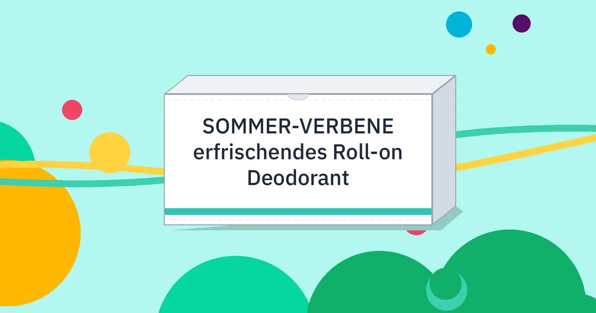 Symbolbild: Packung mit der Aufschrift SOMMER-VERBENE erfrischendes Roll-on Deodorant (PZN 18773990) – Verfügbarkeit und Bezug in Apotheken in Frankfurt am Main