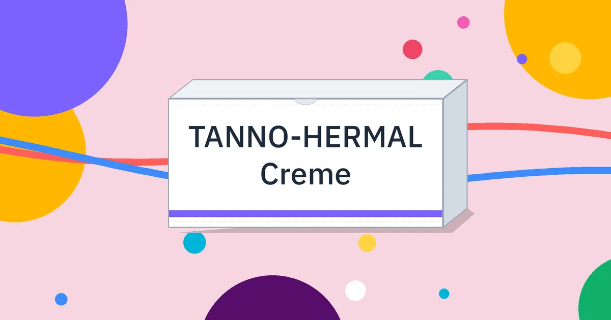 Symbolbild: Packung mit der Aufschrift TANNO-HERMAL Creme (PZN 01566838) – Verfügbarkeit und Bezug in Apotheken in Frankfurt am Main