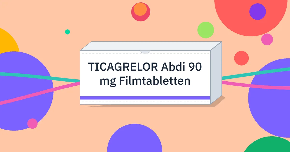 Symbolbild: Packung mit der Aufschrift TICAGRELOR Abdi 90 mg Filmtabletten (PZN 19456234) – Verfügbarkeit und Bezug in Apotheken in Frankfurt am Main