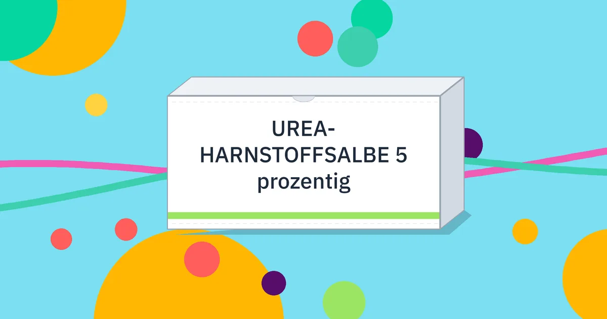 Symbolbild: Packung mit der Aufschrift UREA-HARNSTOFFSALBE 5 prozentig (PZN 16536576) – Verfügbarkeit und Bezug in Apotheken in Frankfurt am Main