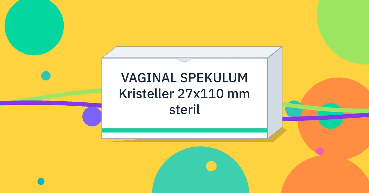 Symbolbild: Packung mit der Aufschrift VAGINAL SPEKULUM Kristeller 27x110 mm steril (PZN 17248276) – Verfügbarkeit und Bezug in Apotheken in Frankfurt am Main