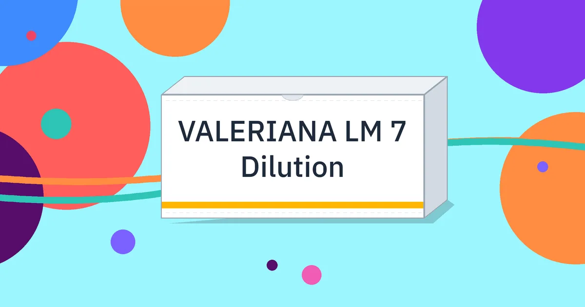 Symbolbild: Packung mit der Aufschrift VALERIANA LM 7 Dilution (PZN 13261529) – Verfügbarkeit und Bezug in Apotheken in Frankfurt am Main