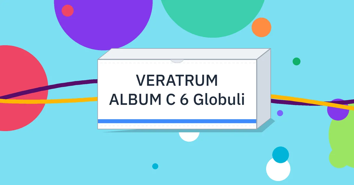 Symbolbild: Packung mit der Aufschrift VERATRUM ALBUM C 6 Globuli (PZN 04241723) – Verfügbarkeit und Bezug in Apotheken in Frankfurt am Main