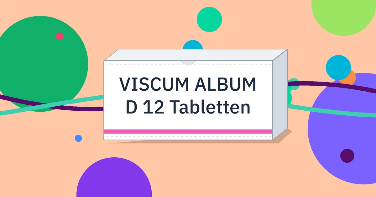 Symbolbild: Packung mit der Aufschrift VISCUM ALBUM D 12 Tabletten (PZN 02804004) – Verfügbarkeit und Bezug in Apotheken in Frankfurt am Main