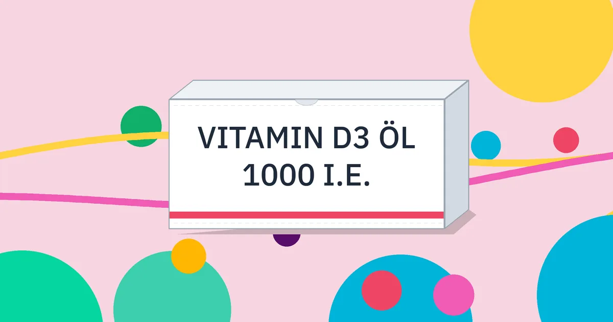 Symbolbild: Packung mit der Aufschrift VITAMIN D3 ÖL 1000 I.E. (PZN 16781896) – Verfügbarkeit und Bezug in Apotheken in Frankfurt am Main