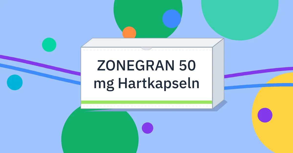 Symbolbild: Packung mit der Aufschrift ZONEGRAN 50 mg Hartkapseln (PZN 19253040) – Verfügbarkeit und Bezug in Apotheken in Frankfurt am Main