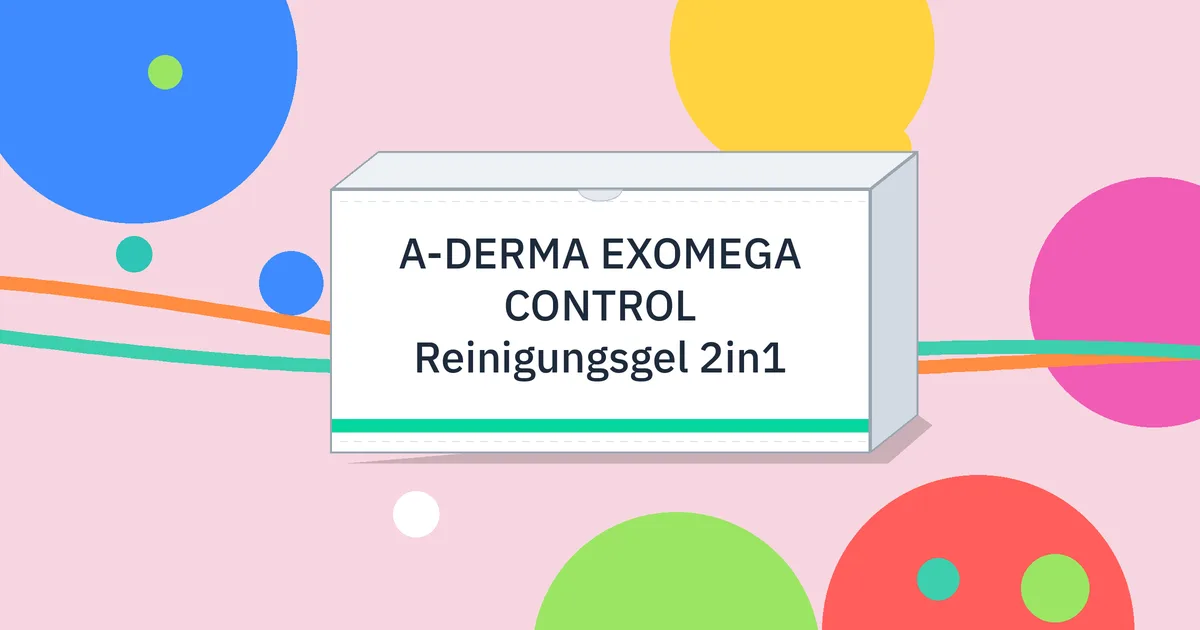 Symbolbild: Packung mit der Aufschrift A-DERMA EXOMEGA CONTROL Reinigungsgel 2in1 (PZN 13595822) – Verfügbarkeit und Bezug in Apotheken in Frankfurt am Main