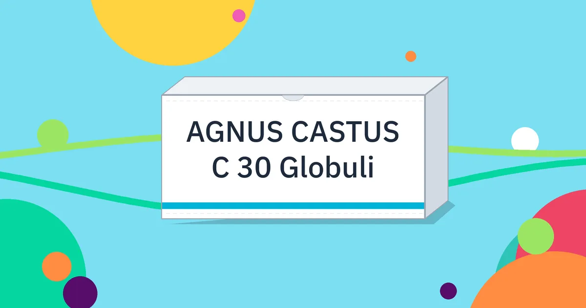 Symbolbild: Packung mit der Aufschrift AGNUS CASTUS C 30 Globuli (PZN 04202025) – Verfügbarkeit und Bezug in Apotheken in Frankfurt am Main