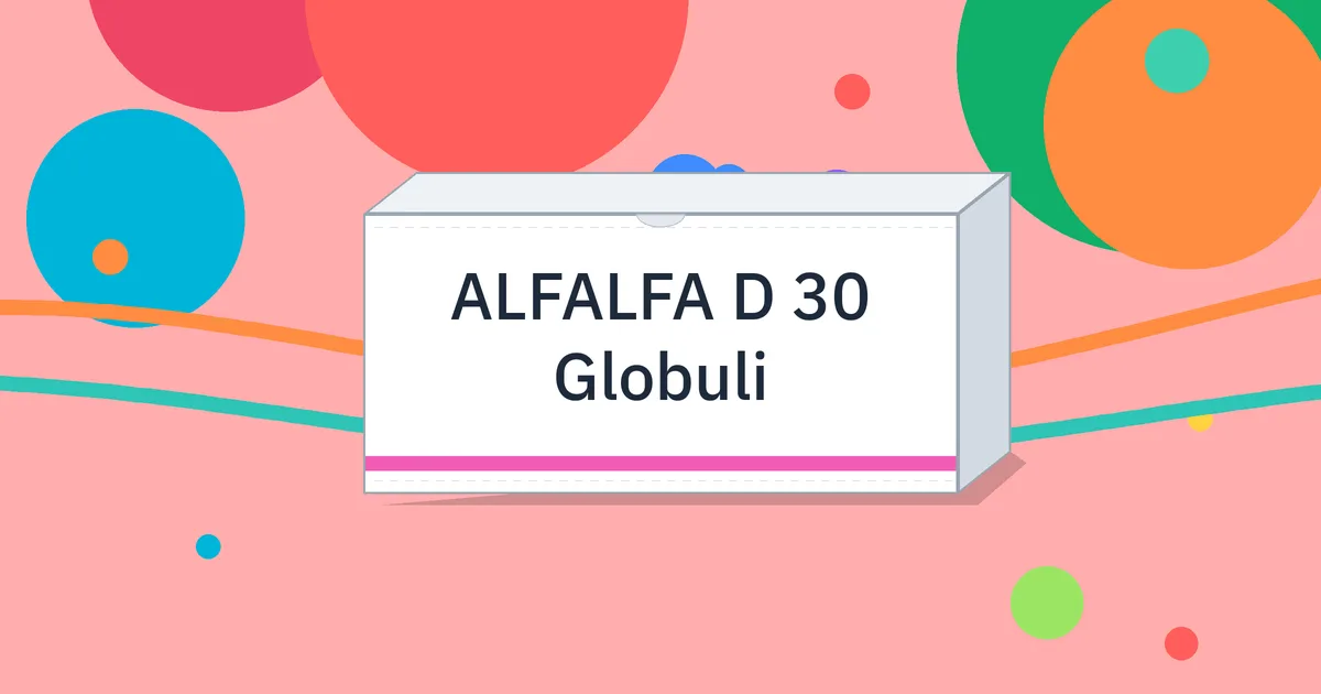 Symbolbild: Packung mit der Aufschrift ALFALFA D 30 Globuli (PZN 19718473) – Verfügbarkeit und Bezug in Apotheken in Frankfurt am Main