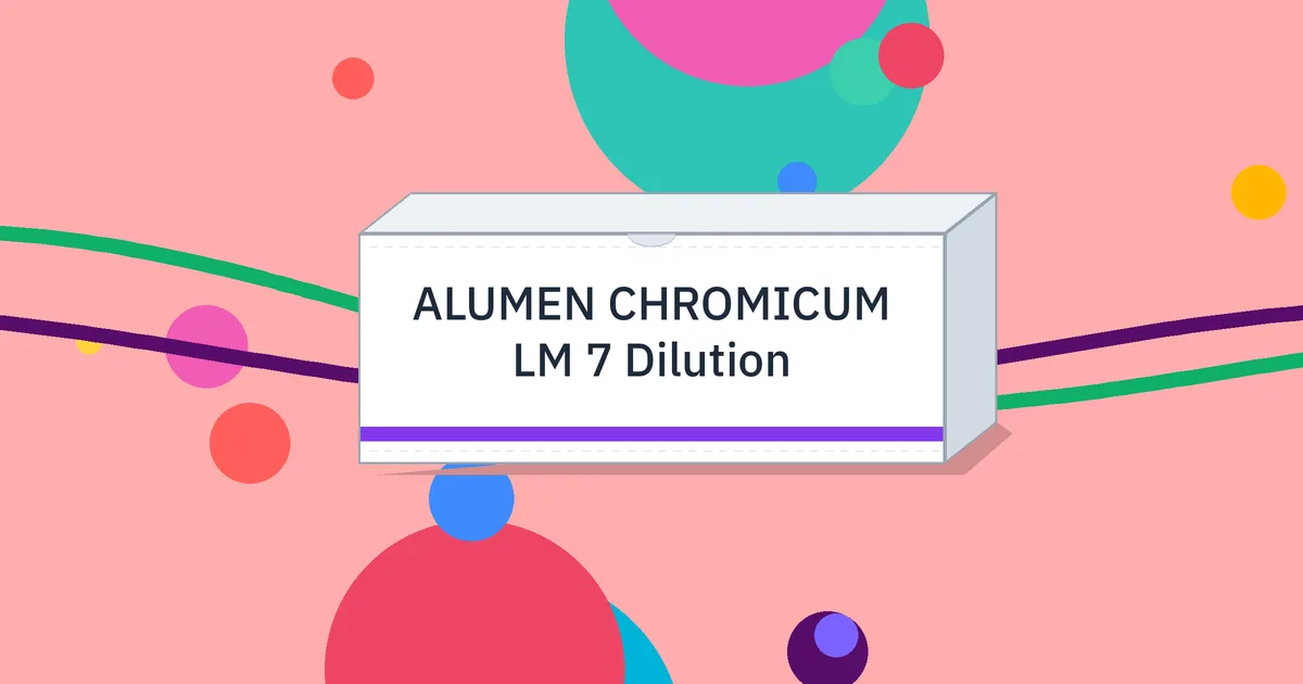 Symbolbild: Packung mit der Aufschrift ALUMEN CHROMICUM LM 7 Dilution (PZN 13315716) – Verfügbarkeit und Bezug in Apotheken in Frankfurt am Main