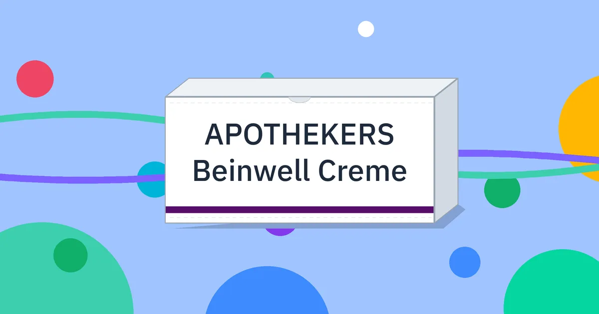 Symbolbild: Packung mit der Aufschrift APOTHEKERS Beinwell Creme (PZN 15293835) – Verfügbarkeit und Bezug in Apotheken in Frankfurt am Main