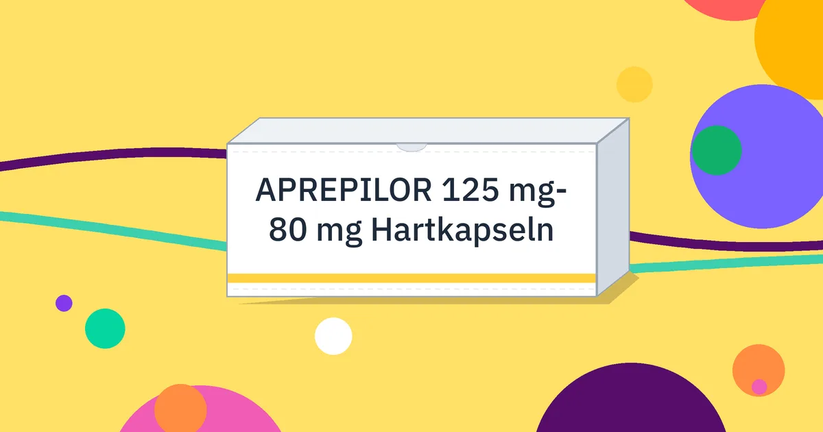 Symbolbild: Packung mit der Aufschrift APREPILOR 125 mg-80 mg Hartkapseln (PZN 16237170) – Verfügbarkeit und Bezug in Apotheken in Frankfurt am Main