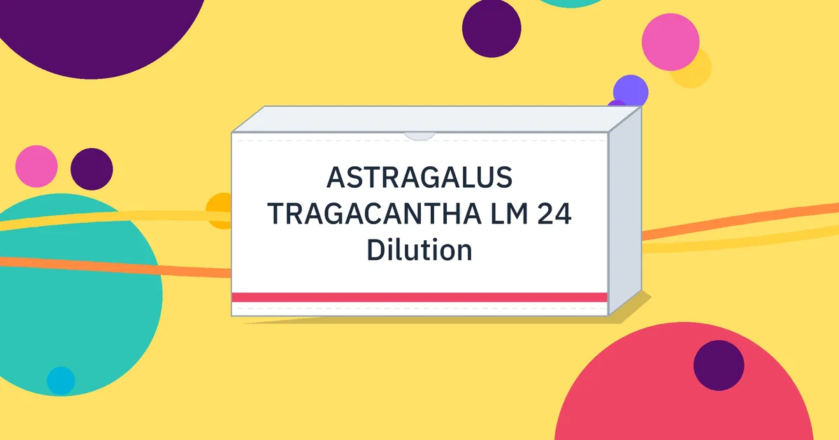 Symbolbild: Packung mit der Aufschrift ASTRAGALUS TRAGACANTHA LM 24 Dilution (PZN 13405170) – Verfügbarkeit und Bezug in Apotheken in Frankfurt am Main