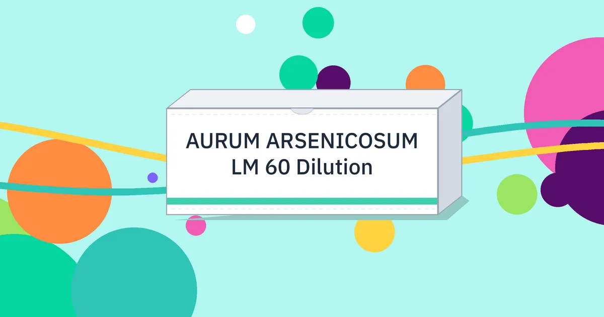 Symbolbild: Packung mit der Aufschrift AURUM ARSENICOSUM LM 60 Dilution (PZN 12783585) – Verfügbarkeit und Bezug in Apotheken in Frankfurt am Main