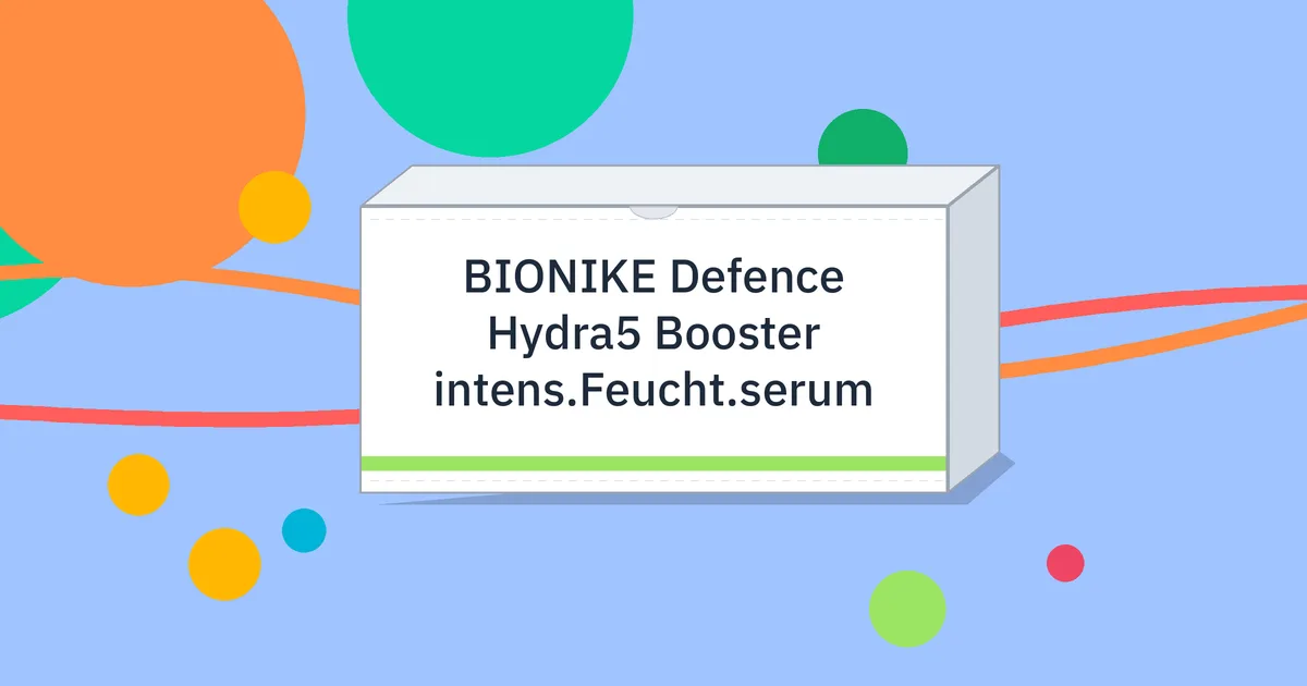 Symbolbild: Packung mit der Aufschrift BIONIKE Defence Hydra5 Booster intens.Feucht.serum (PZN 15383509) – Verfügbarkeit und Bezug in Apotheken in Frankfurt am Main