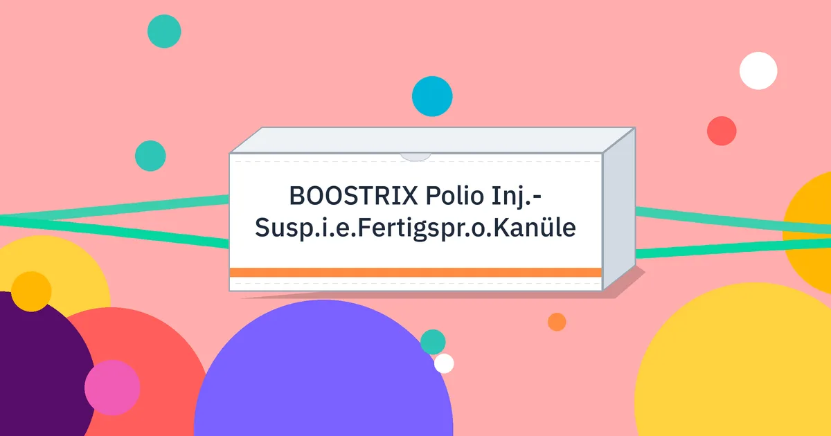 Symbolbild: Packung mit der Aufschrift BOOSTRIX Polio Inj.-Susp.i.e.Fertigspr.o.Kanüle (PZN 06803467) – Verfügbarkeit und Bezug in Apotheken in Frankfurt am Main
