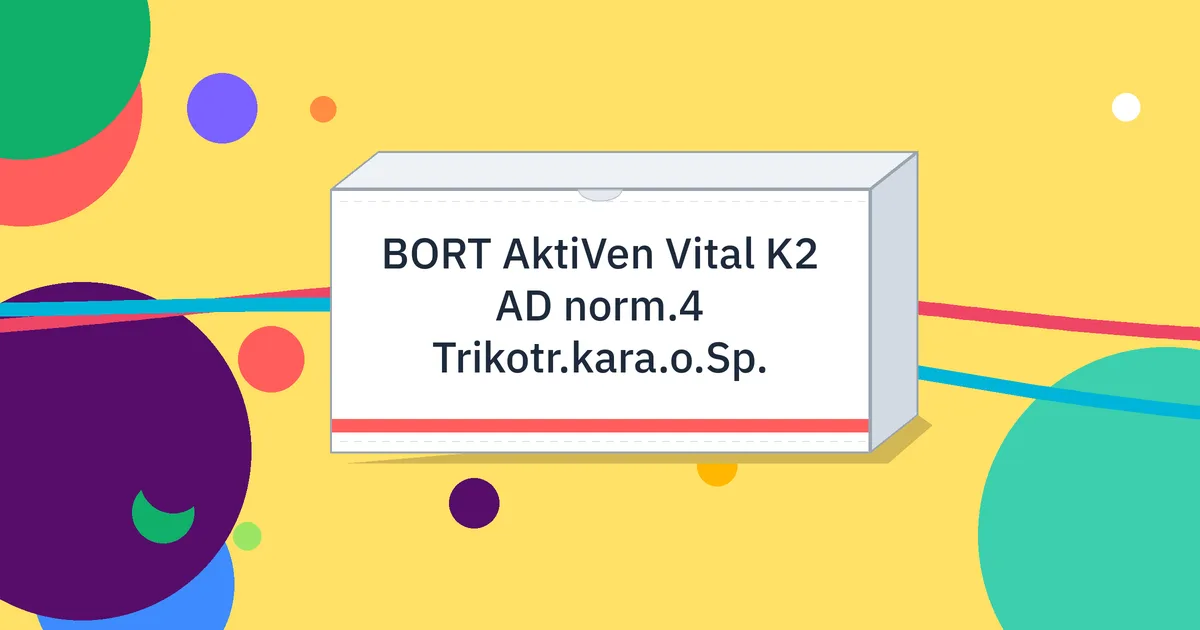 Symbolbild: Packung mit der Aufschrift BORT AktiVen Vital K2 AD norm.4 Trikotr.kara.o.Sp. (PZN 12549257) – Verfügbarkeit und Bezug in Apotheken in Frankfurt am Main