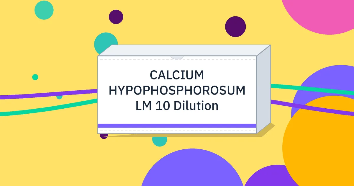 Symbolbild: Packung mit der Aufschrift CALCIUM HYPOPHOSPHOROSUM LM 10 Dilution (PZN 13408760) – Verfügbarkeit und Bezug in Apotheken in Frankfurt am Main