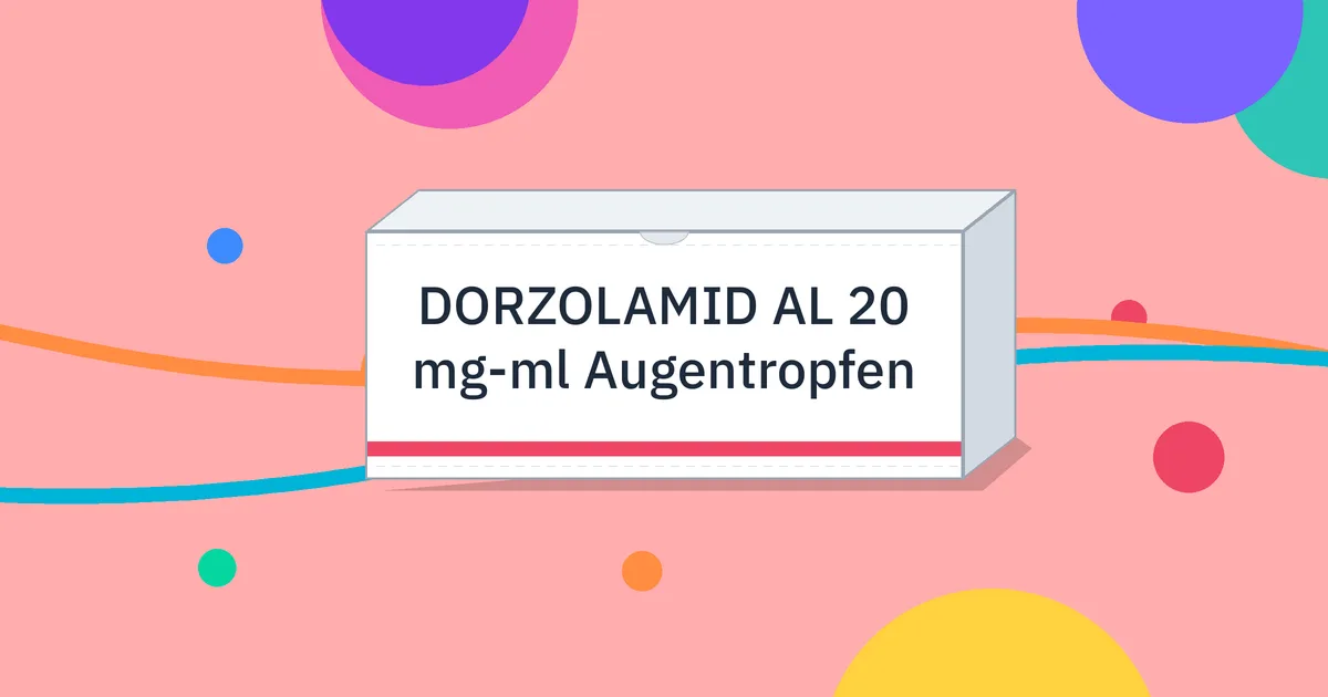 Symbolbild: Packung mit der Aufschrift DORZOLAMID AL 20 mg-ml Augentropfen (PZN 02149953) – Verfügbarkeit und Bezug in Apotheken in Frankfurt am Main