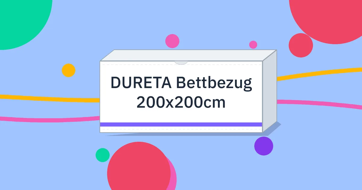 Symbolbild: Packung mit der Aufschrift DURETA Bettbezug 200x200cm (PZN 01856016) – Verfügbarkeit und Bezug in Apotheken in Frankfurt am Main