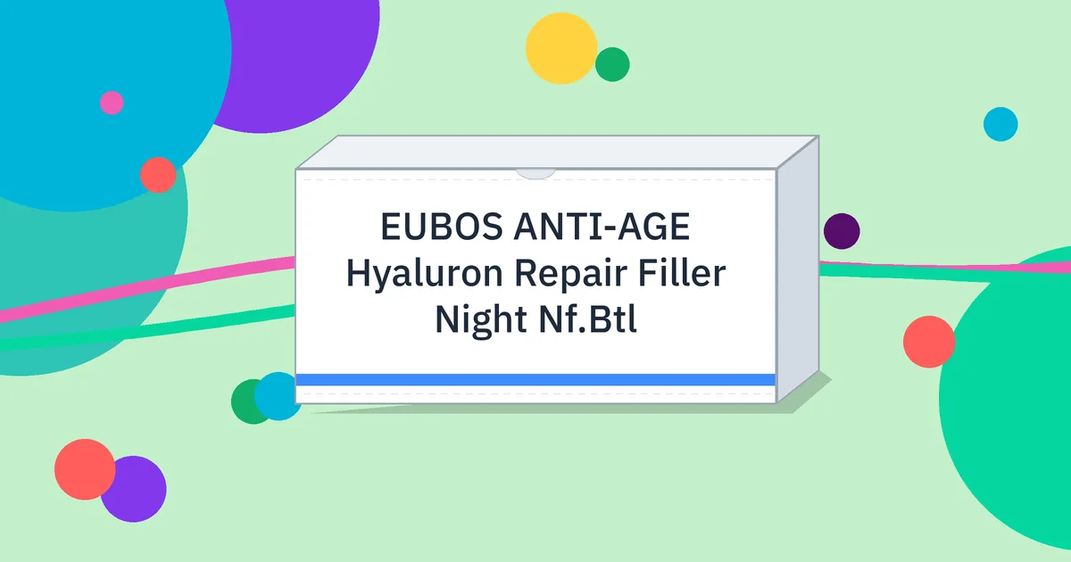 Symbolbild: Packung mit der Aufschrift EUBOS ANTI-AGE Hyaluron Repair Filler Night Nf.Btl (PZN 17590796) – Verfügbarkeit und Bezug in Apotheken in Frankfurt am Main