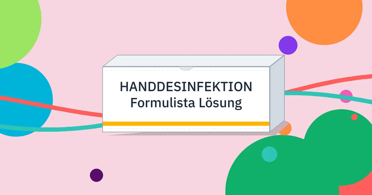 Symbolbild: Packung mit der Aufschrift HANDDESINFEKTION Formulista Lösung (PZN 16656926) – Verfügbarkeit und Bezug in Apotheken in Frankfurt am Main